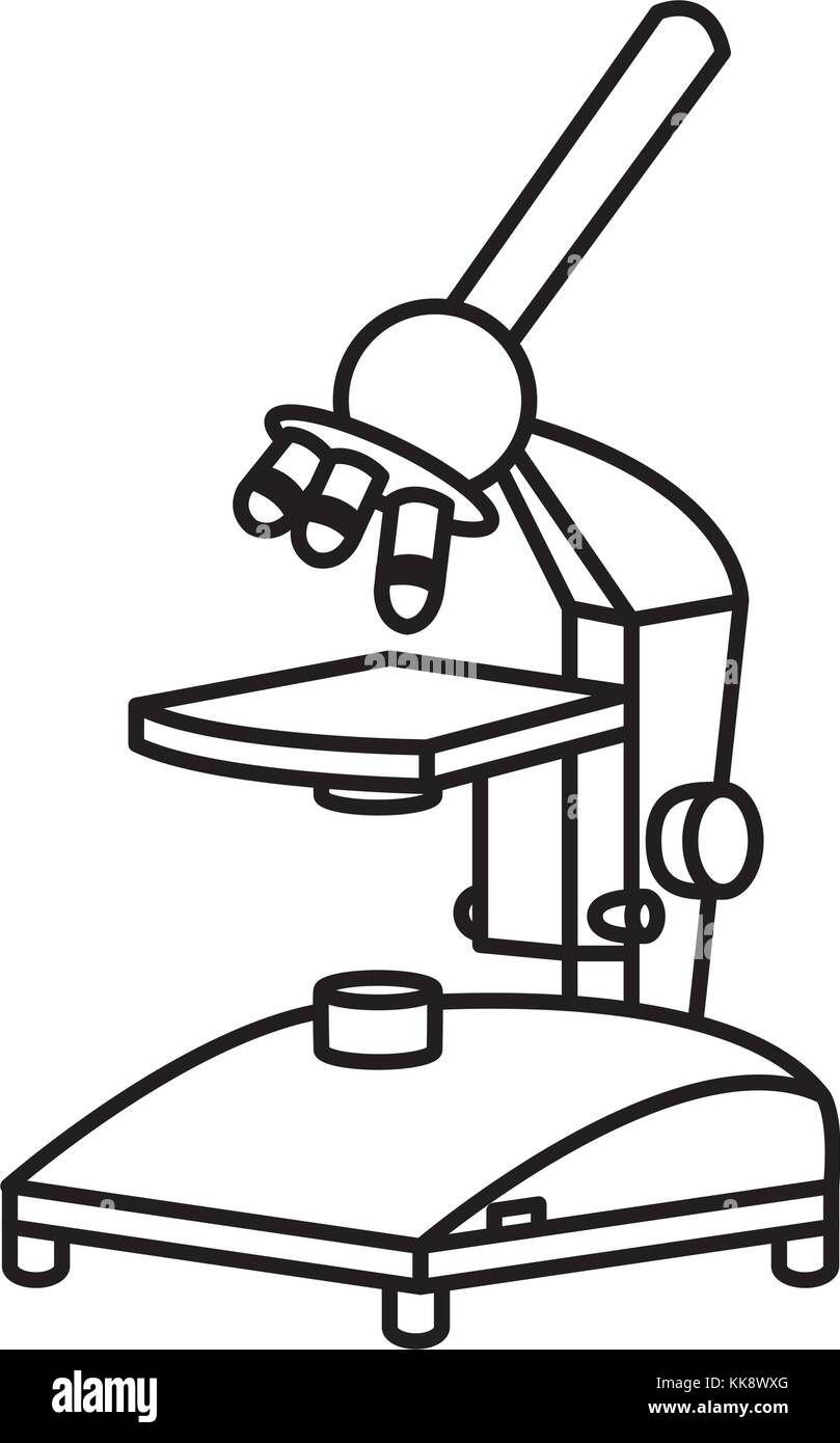 Isolated microscope design Stock Vector Image & Art - Alamy