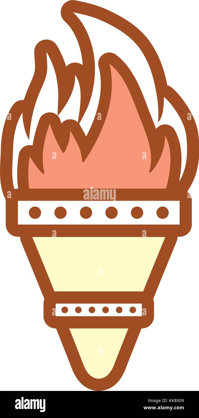torch vector illustration Stock Vector Image & Art - Alamy