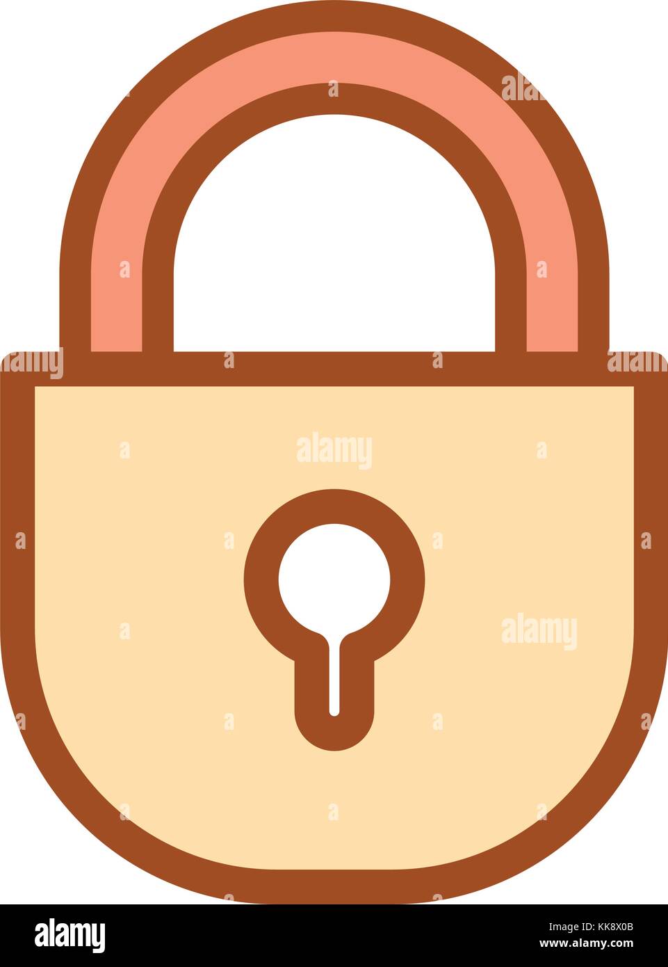 padlock vector illustration Stock Vector Image & Art - Alamy