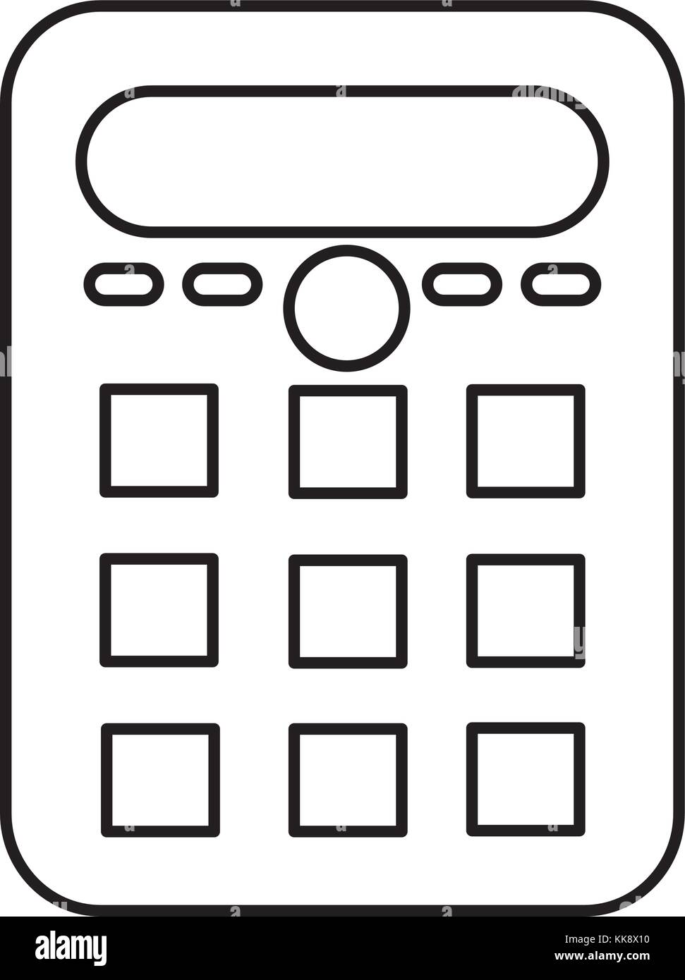 Isolated calculator design Stock Vector Image & Art - Alamy