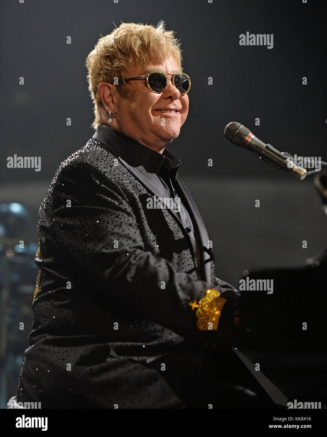 ESTERO FL - MARCH 09: Elton John performs on the Wonderful Crazy Night ...