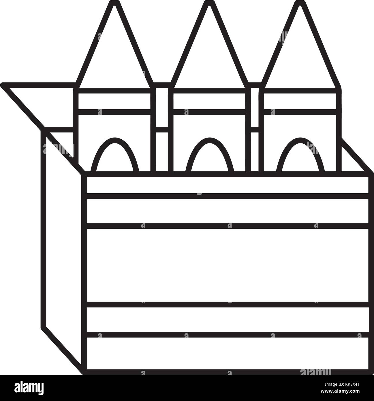 Crayon box design Stock Vector Image & Art - Alamy