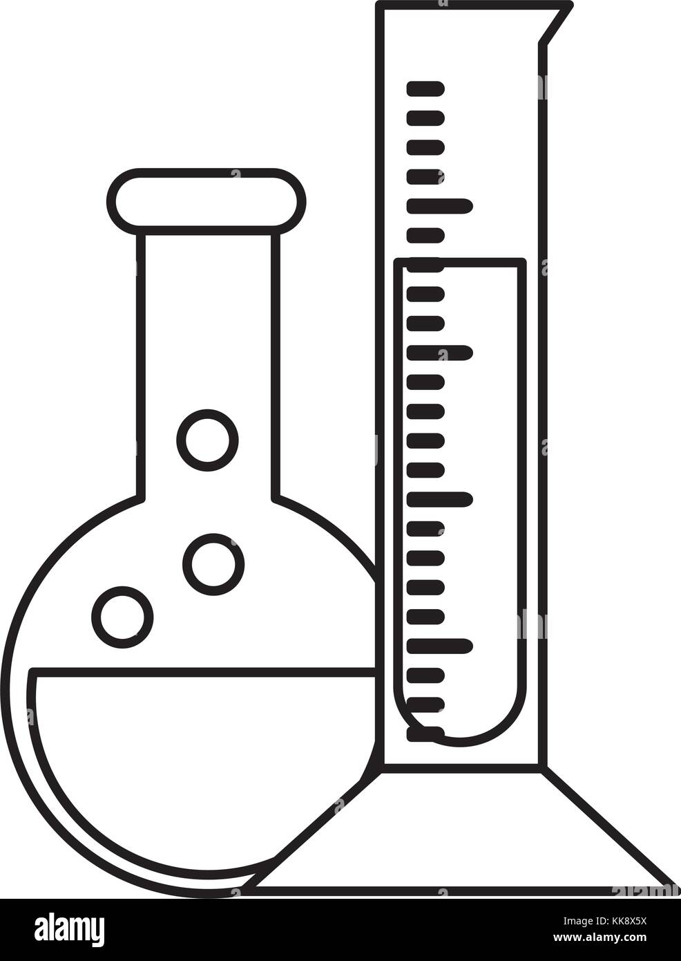 Isolated flask design Stock Vector Image & Art - Alamy