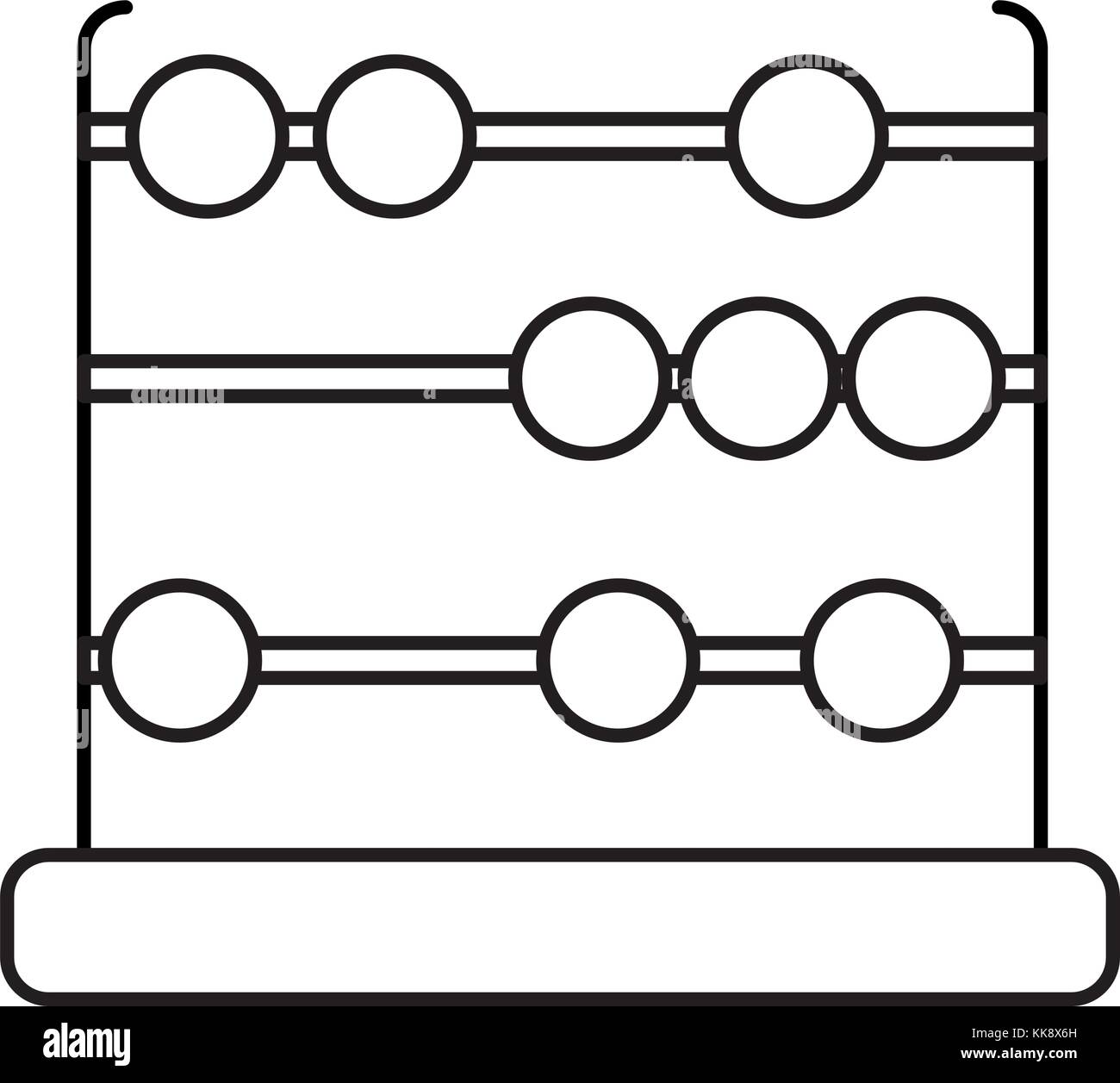 Isolated abacus design Stock Vector Image & Art - Alamy