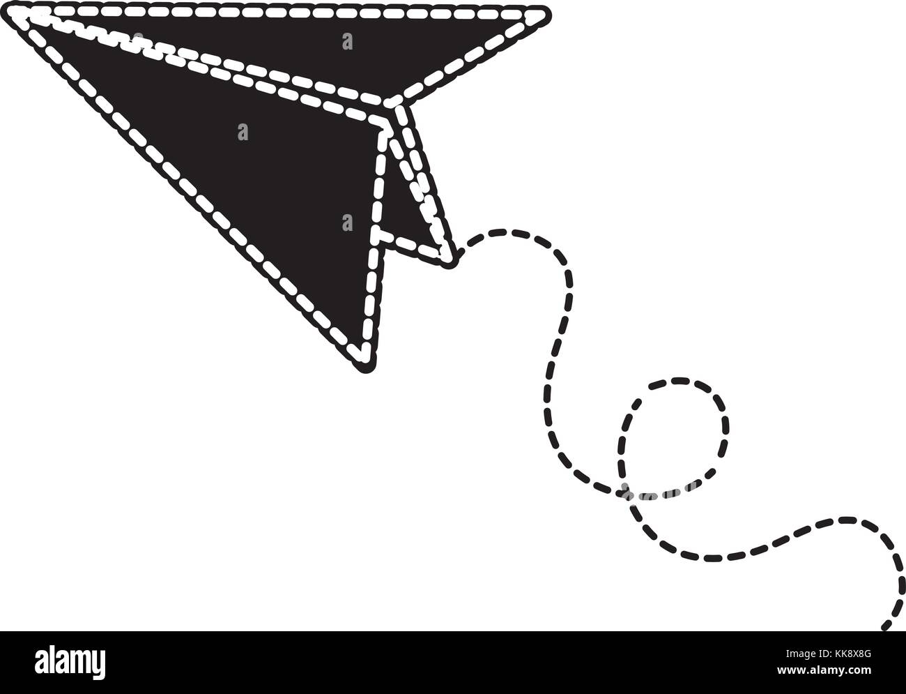 Isolated paperplane design Stock Vector Image & Art - Alamy
