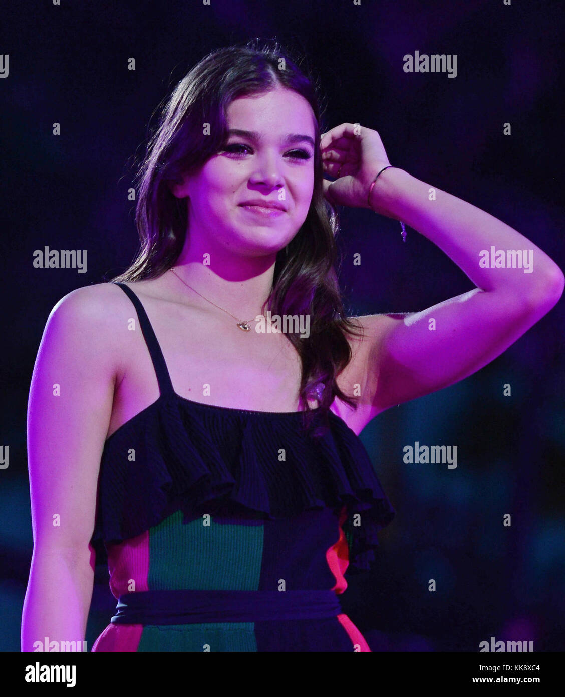 MIAMI BEACH, FL - MAY 21: Hailee Steinfeld performs on stage during ...