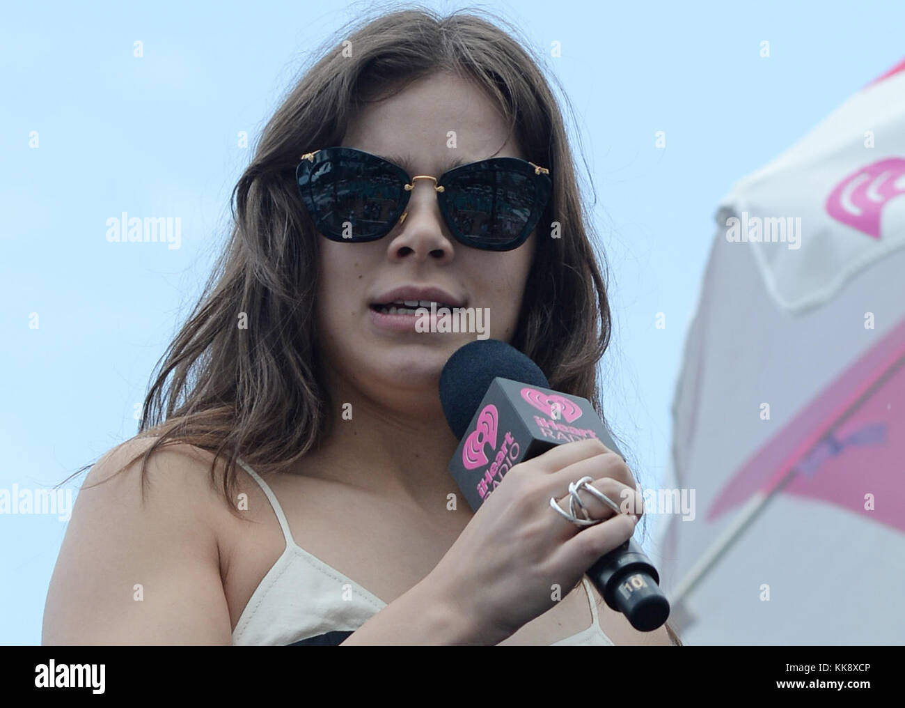 MIAMI BEACH, FL - MAY 21: Hailee Steinfeld performs on stage during ...