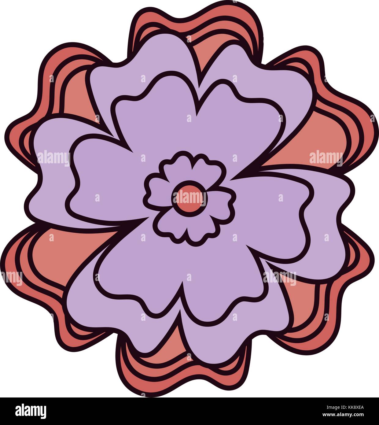 flower vector illustration Stock Vector Image & Art - Alamy