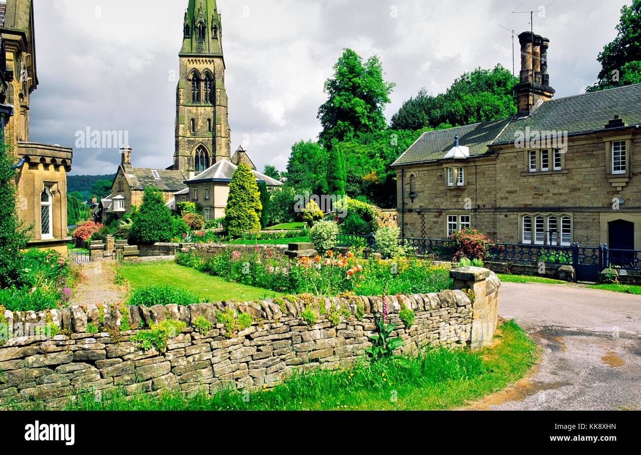 Chatsworth House Estate near Bakewell in the Peak District National ...