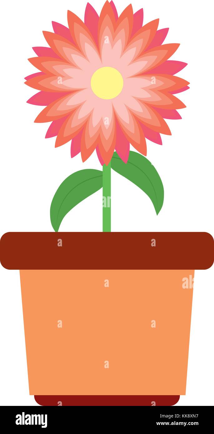 flowerpot vector illustration Stock Vector Image & Art - Alamy