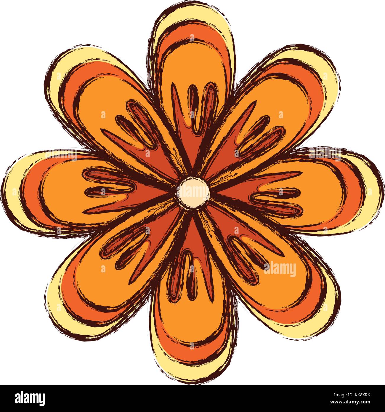 flower vector illustration Stock Vector Image & Art - Alamy