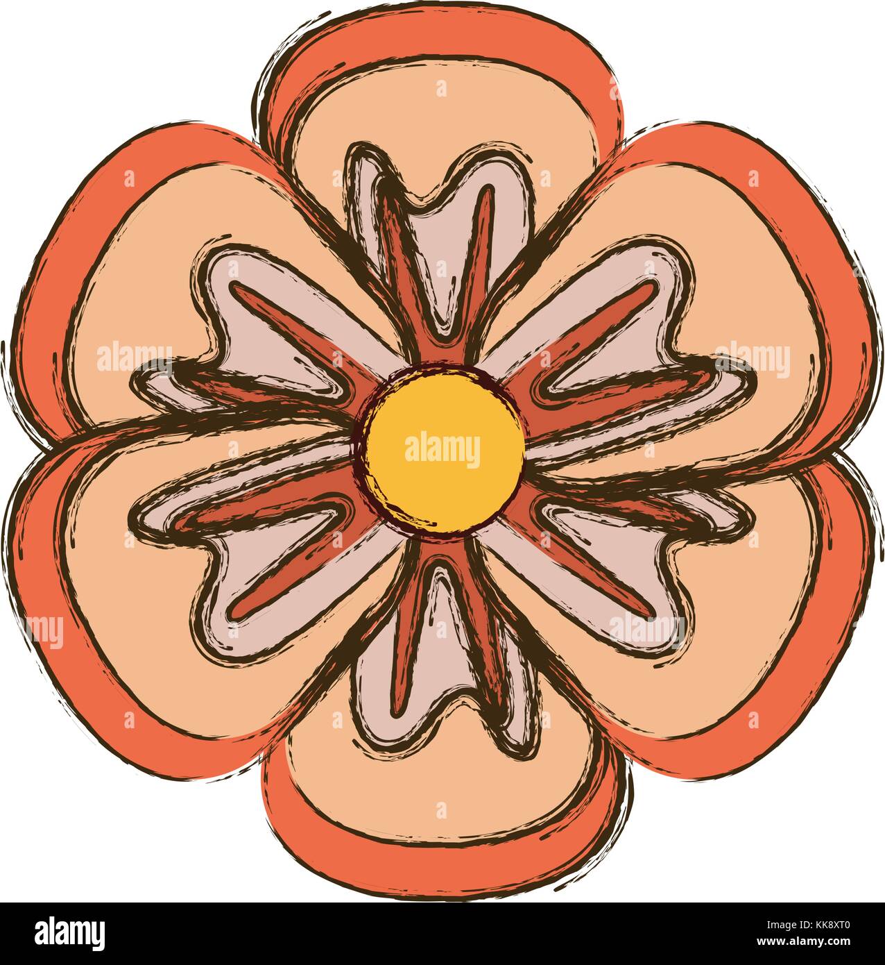 flower vector illustration Stock Vector Image & Art - Alamy