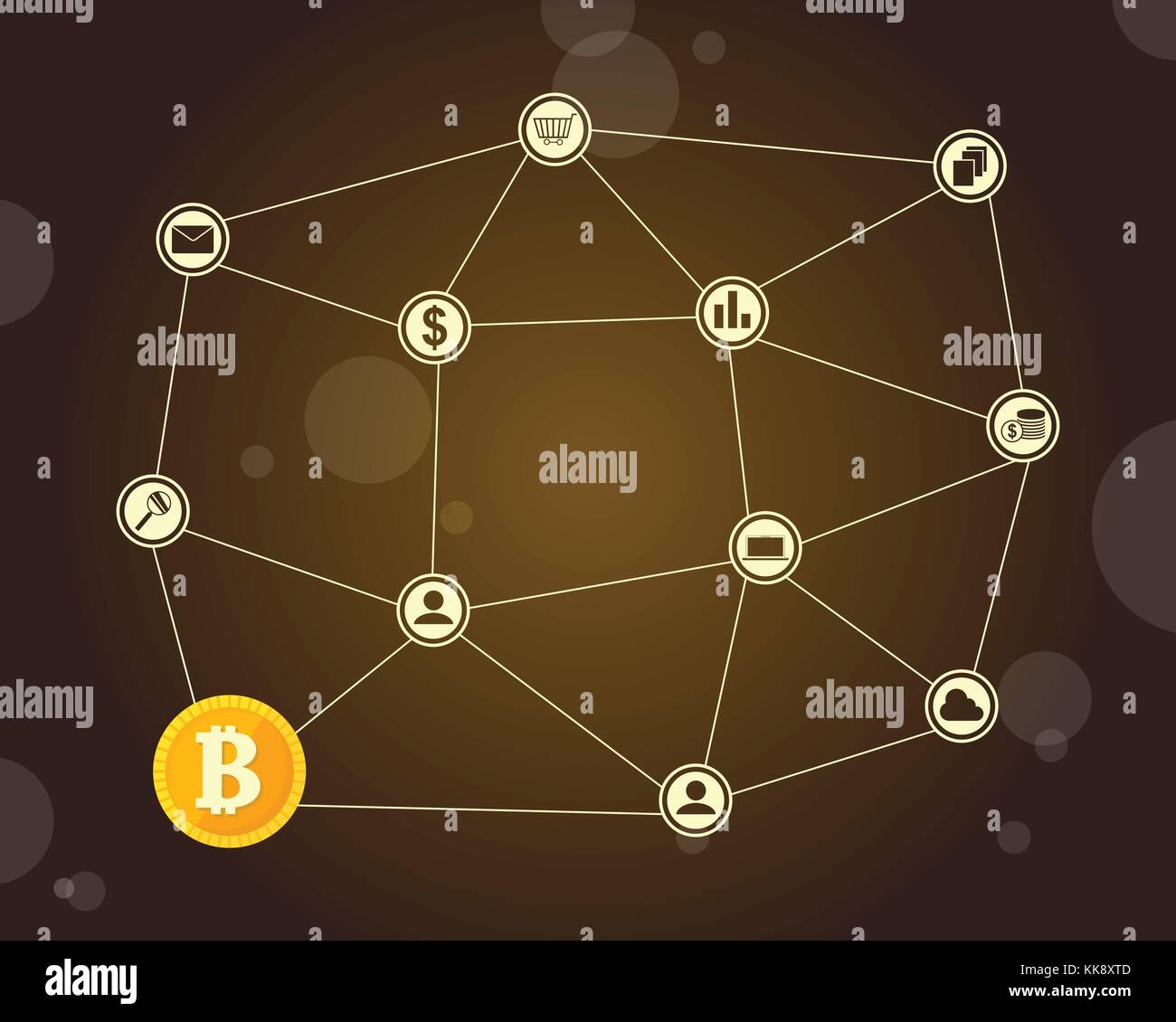 Style block chain background collection Stock Vector Image & Art - Alamy