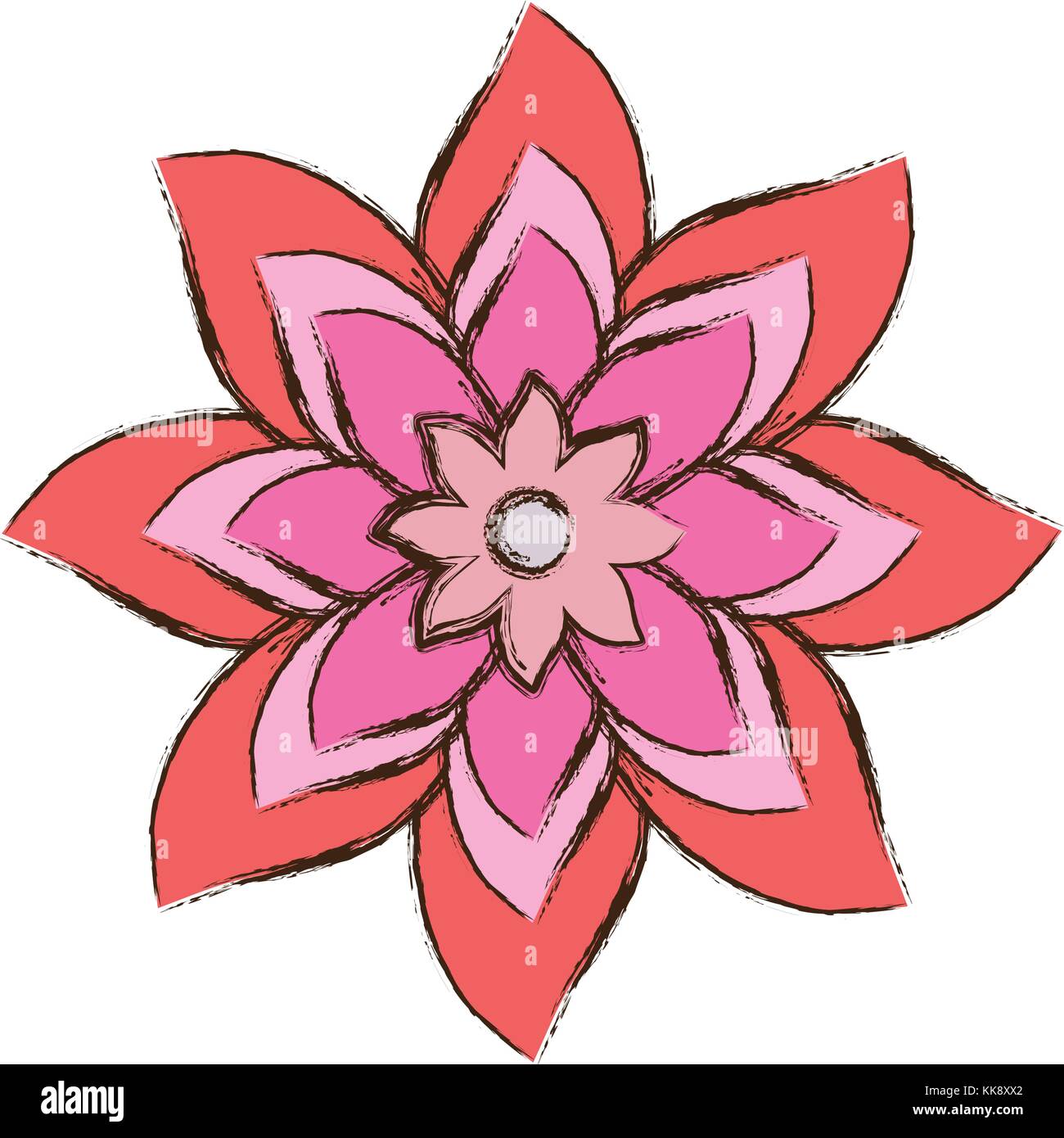 flower vector illustration Stock Vector Image & Art - Alamy