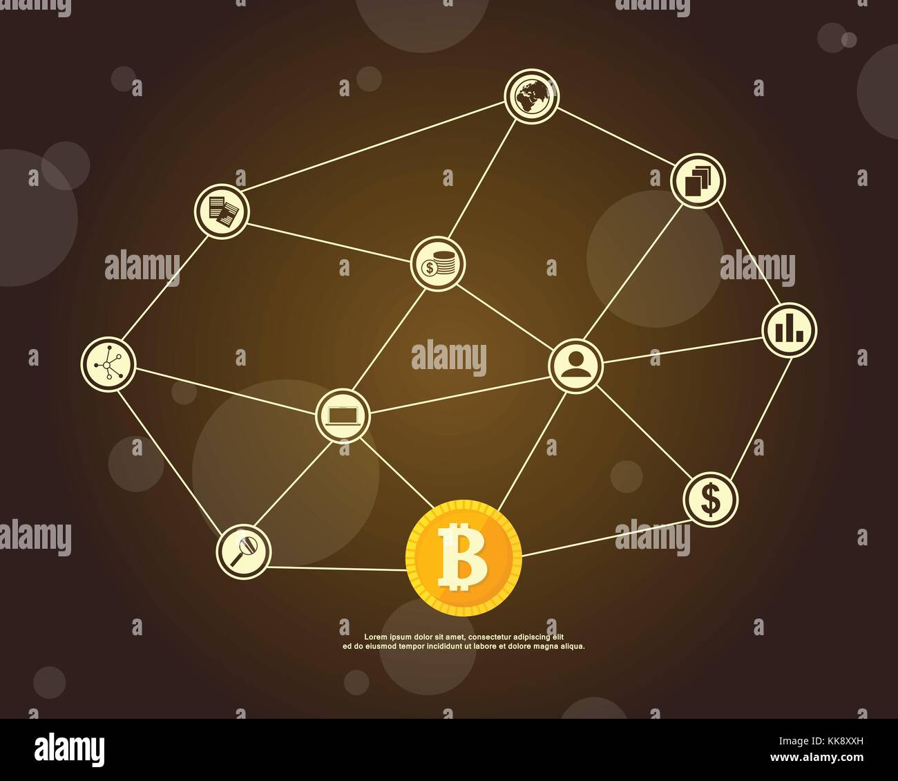 Background block chain style collection Stock Vector Image & Art - Alamy