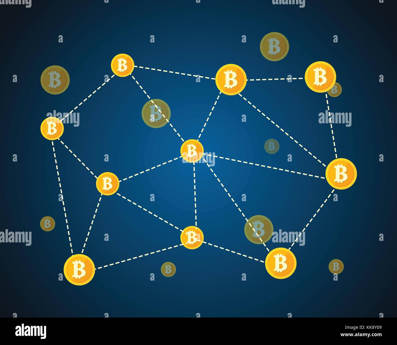 Style block chain world with icons Stock Vector Image & Art - Alamy