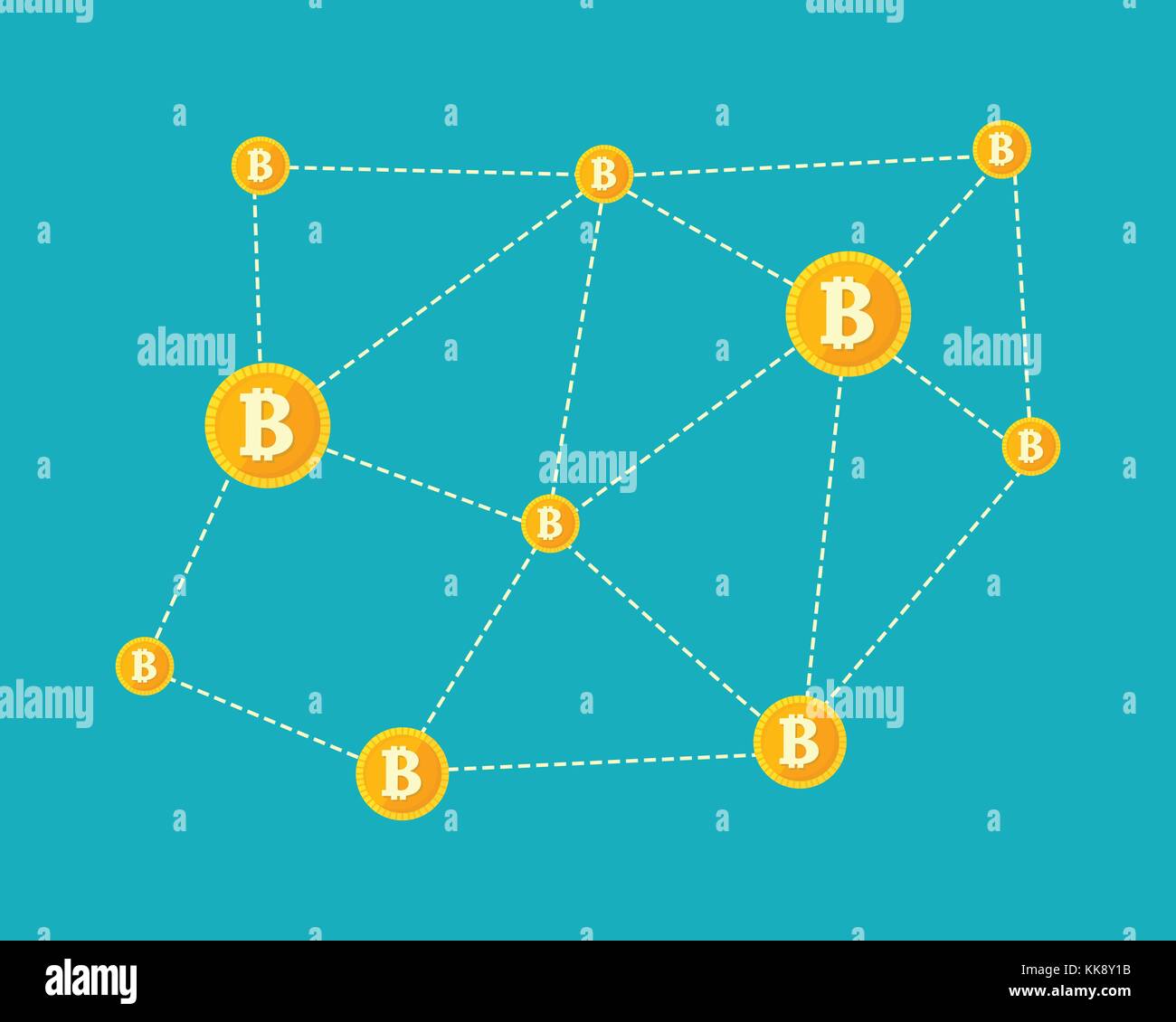 Collection background block chain theme Stock Vector Image & Art - Alamy