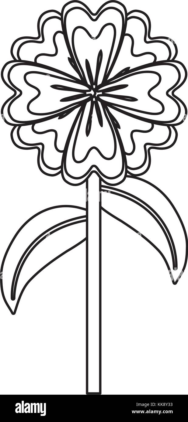 flower stem vector illustration Stock Vector Image & Art - Alamy