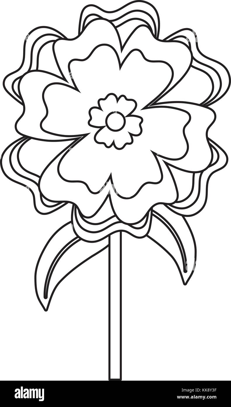 flower stem vector illustration Stock Vector Image & Art - Alamy