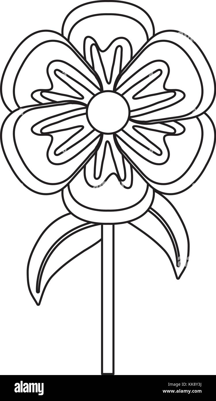 flower stem vector illustration Stock Vector Image & Art - Alamy