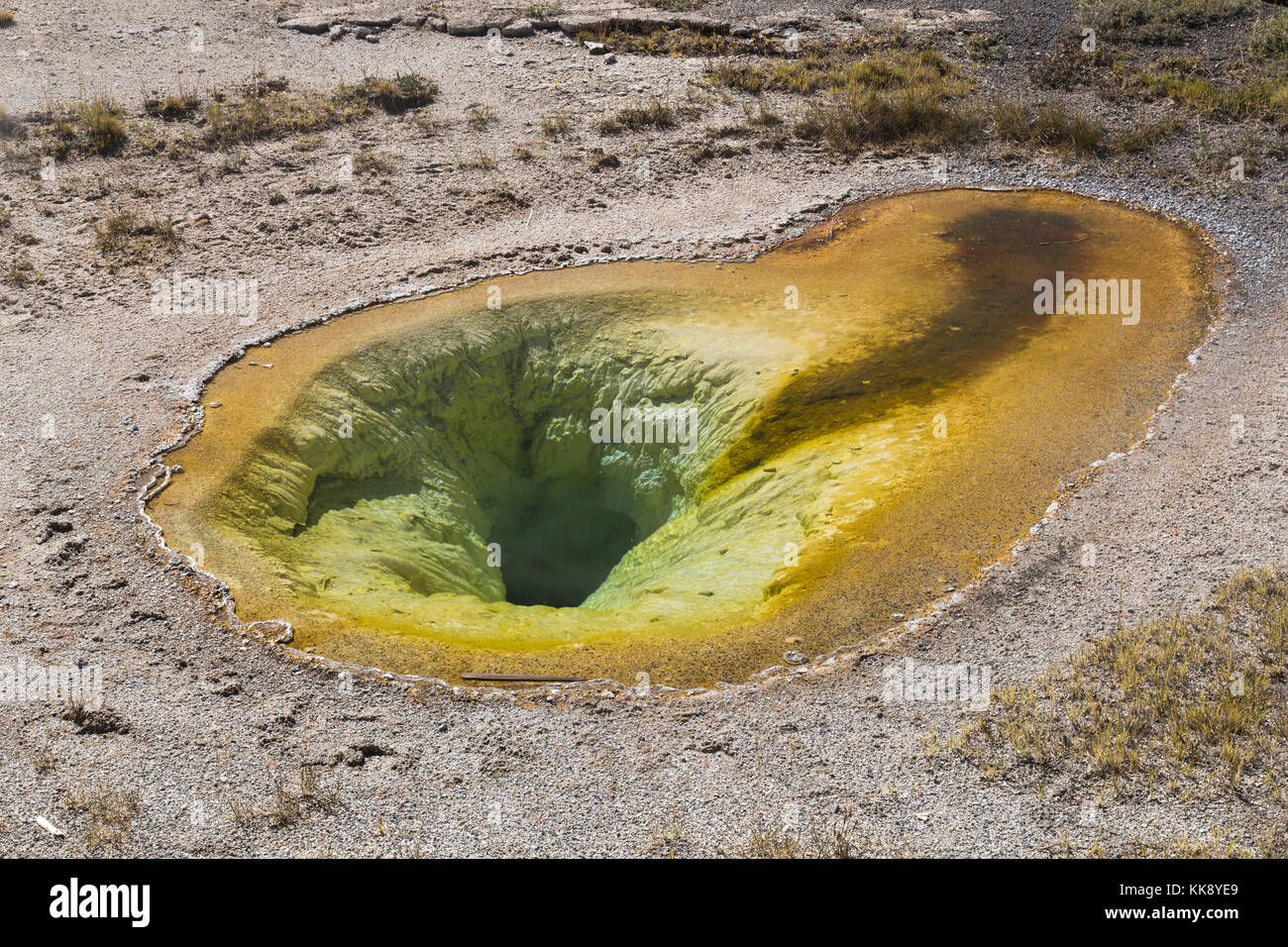 Belgian Pool Thermal Feature in the Upper Geyser Basin, Yellowstone ...