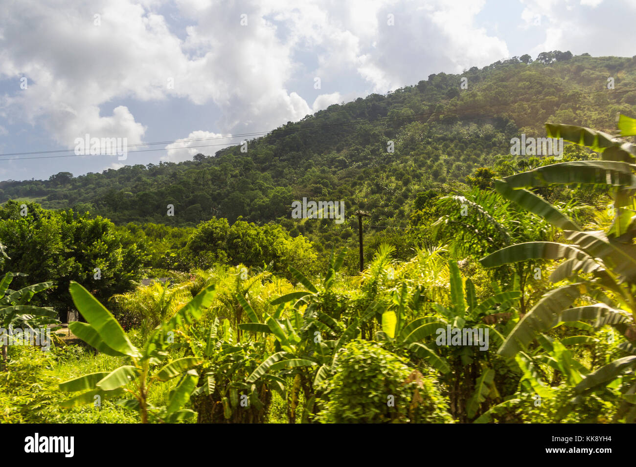 Panoramic view of mountains. Ciudad Valles, San Luis Potosí. Mexico ...