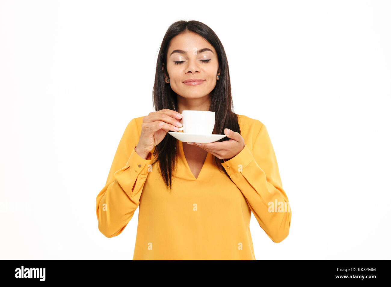 Smelling tea hi-res stock photography and images - Alamy