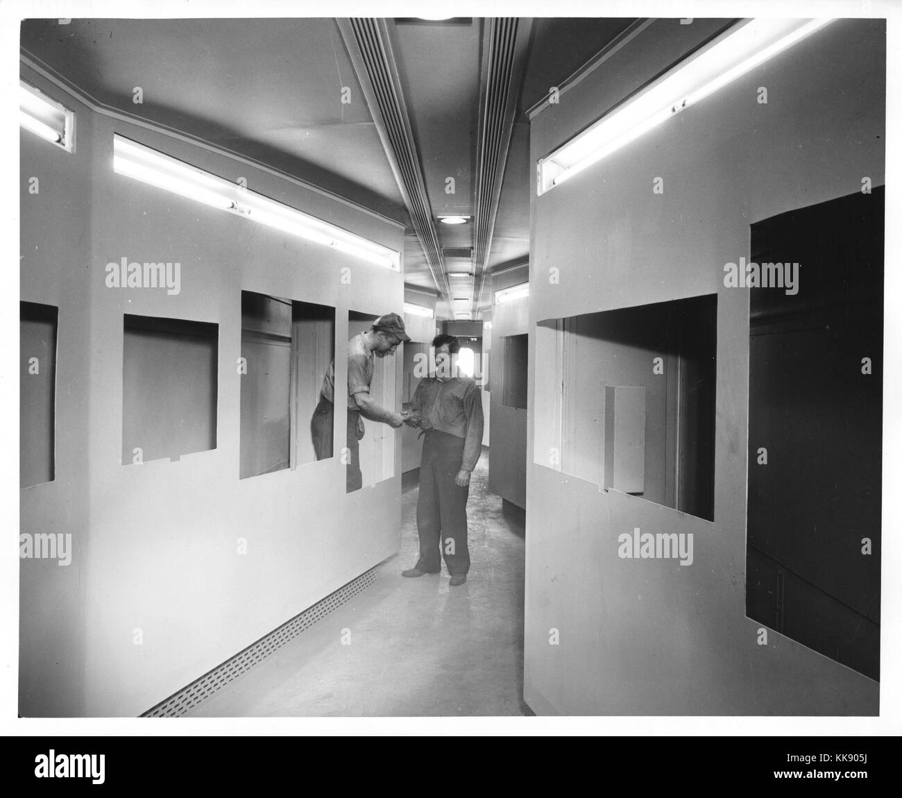 Photograph of Freedom Train Display Case Installation. Image courtesy ...