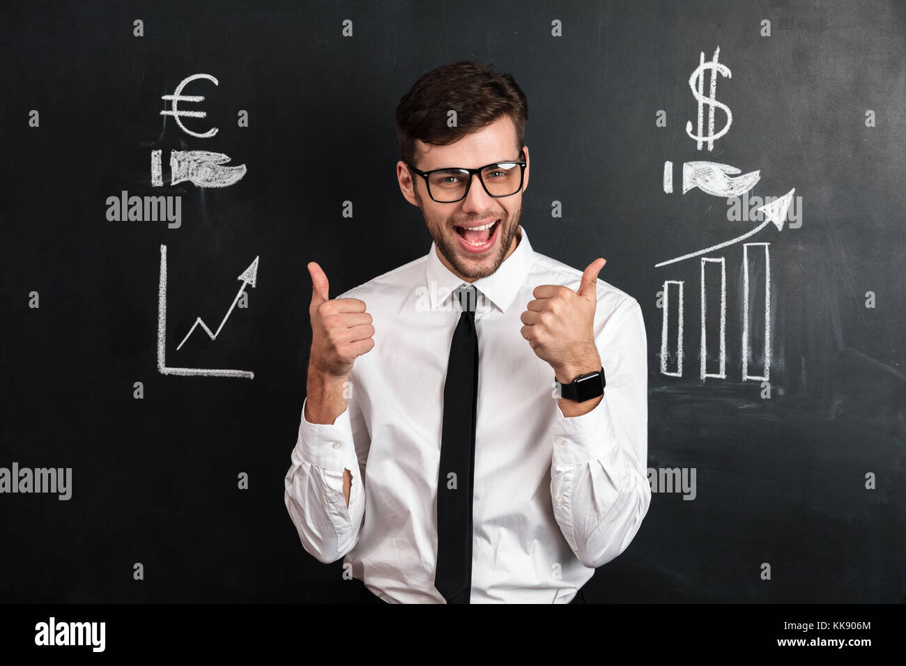 Two businessman scheme business hi-res stock photography and images - Alamy