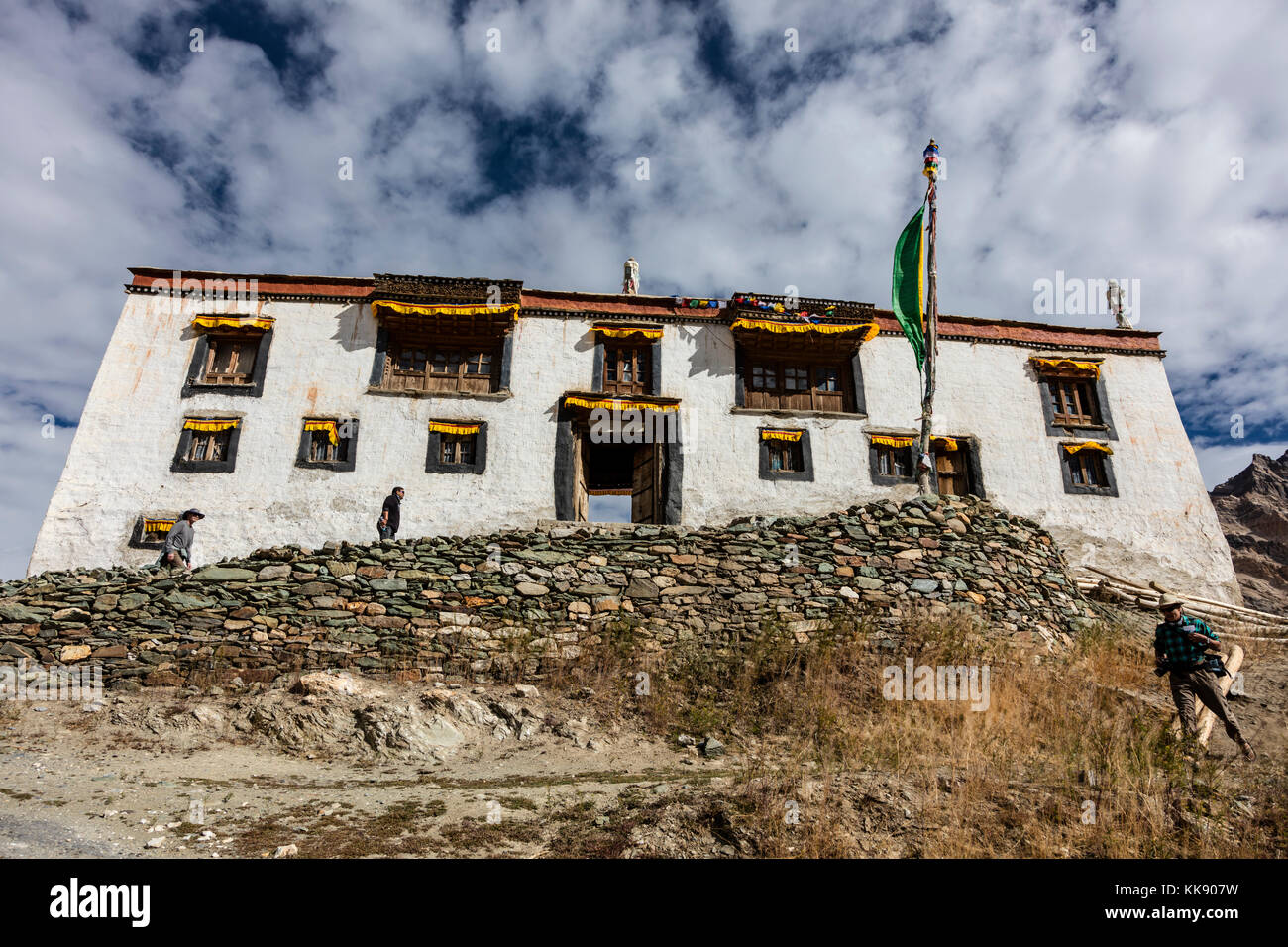 Jock Montgomery at the RANGDUM MONASTERY - ZANSKAR, LADAKH, INDIA Stock ...