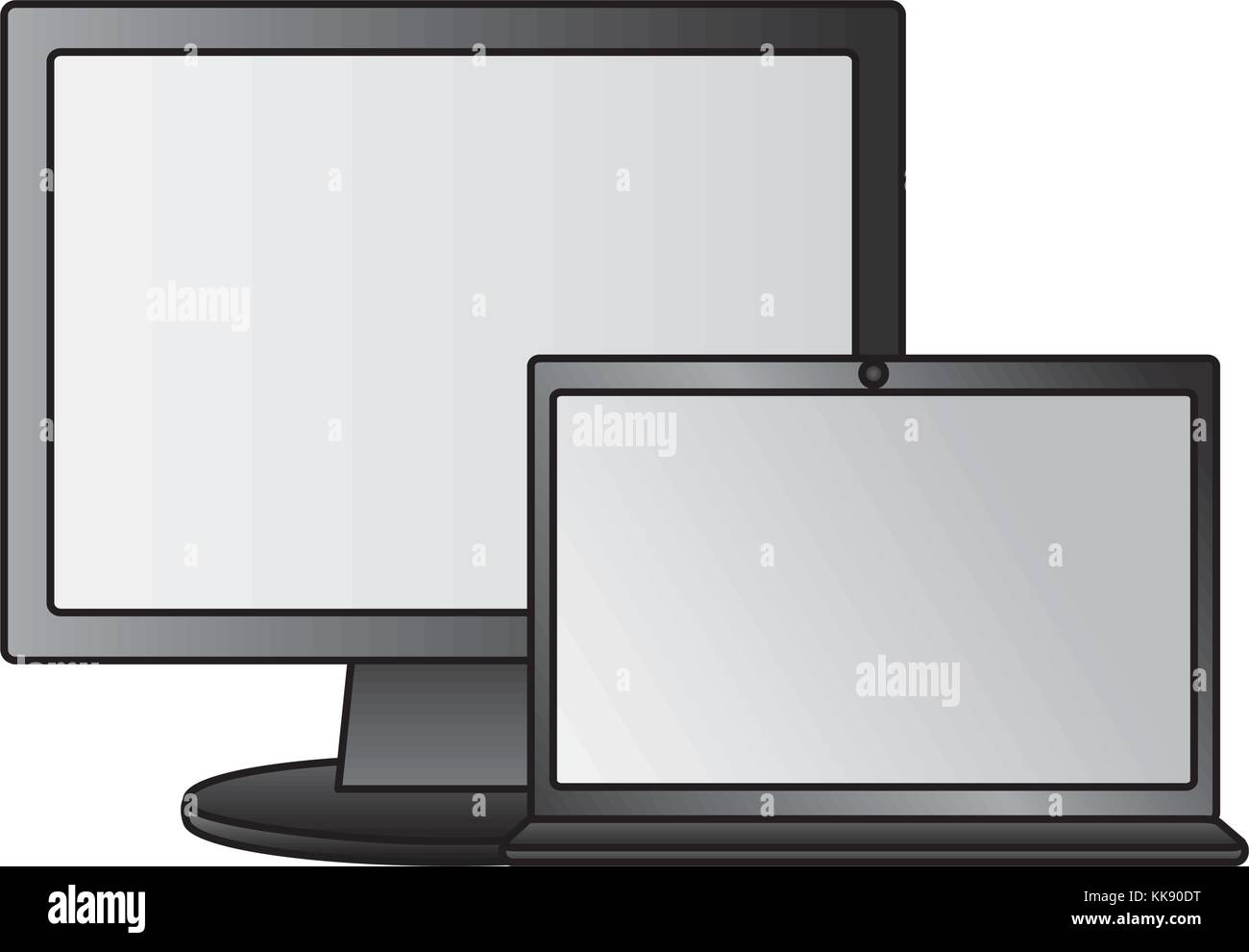 computer monitor icon image Stock Vector Image & Art - Alamy