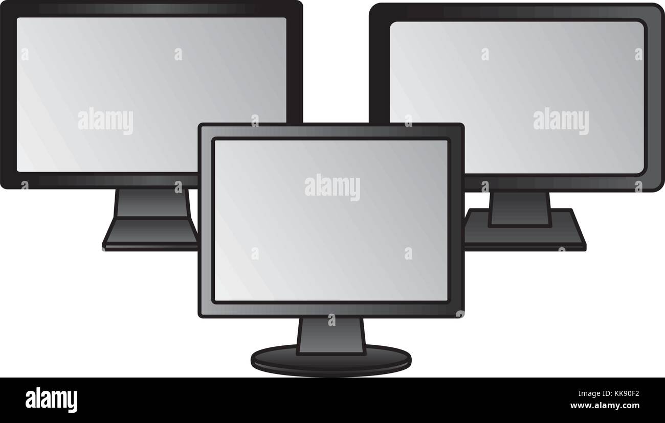 computer monitor icon image Stock Vector Image & Art - Alamy