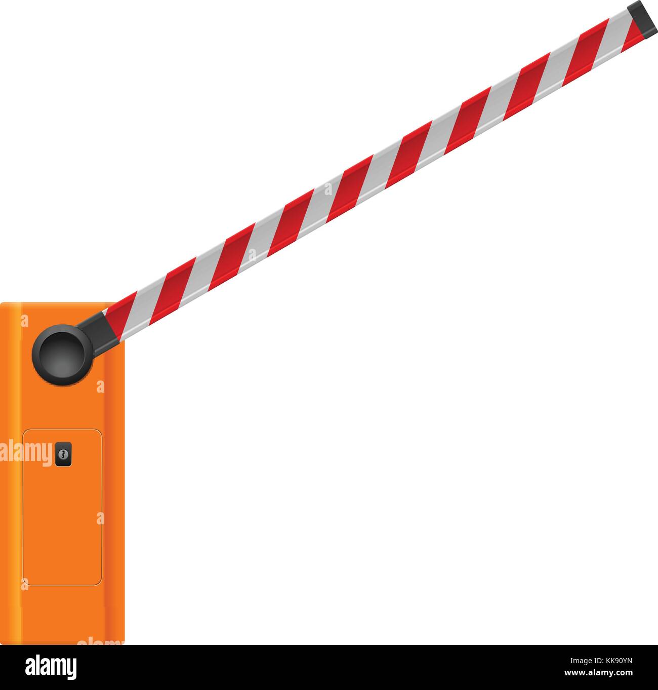 Barrier on a white background Stock Vector Image & Art - Alamy