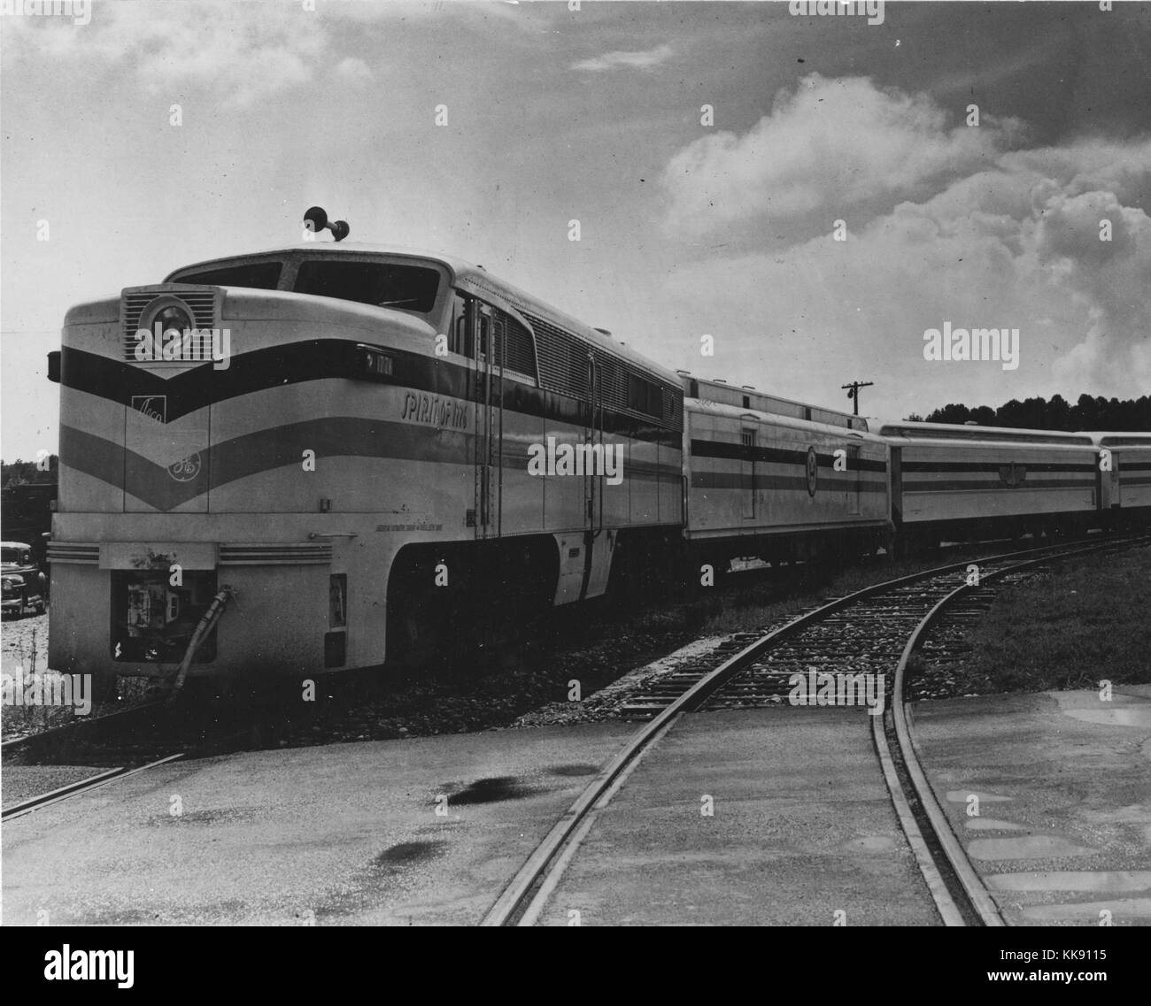 Photograph of Freedom Train. Image courtesy National Archives, 1949 ...