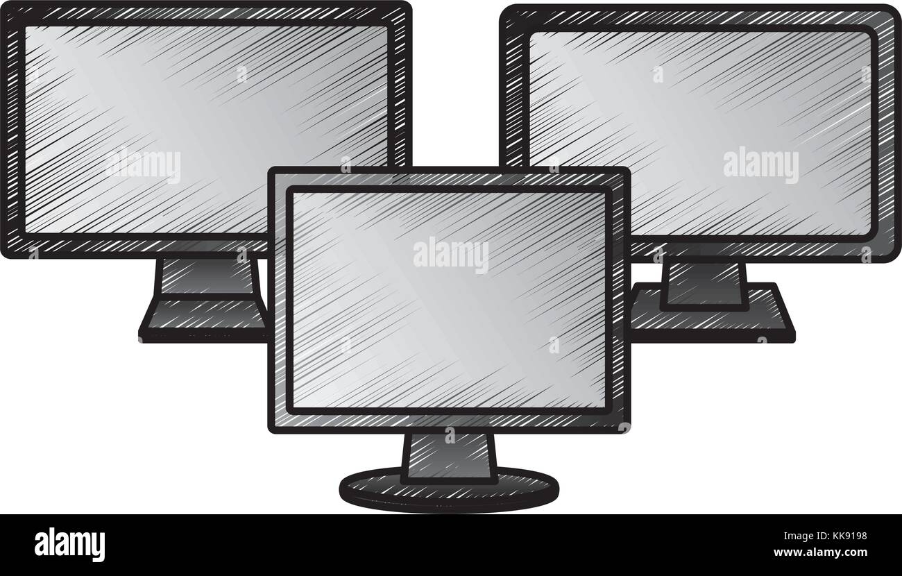 computer monitors icon image Stock Vector Image & Art - Alamy