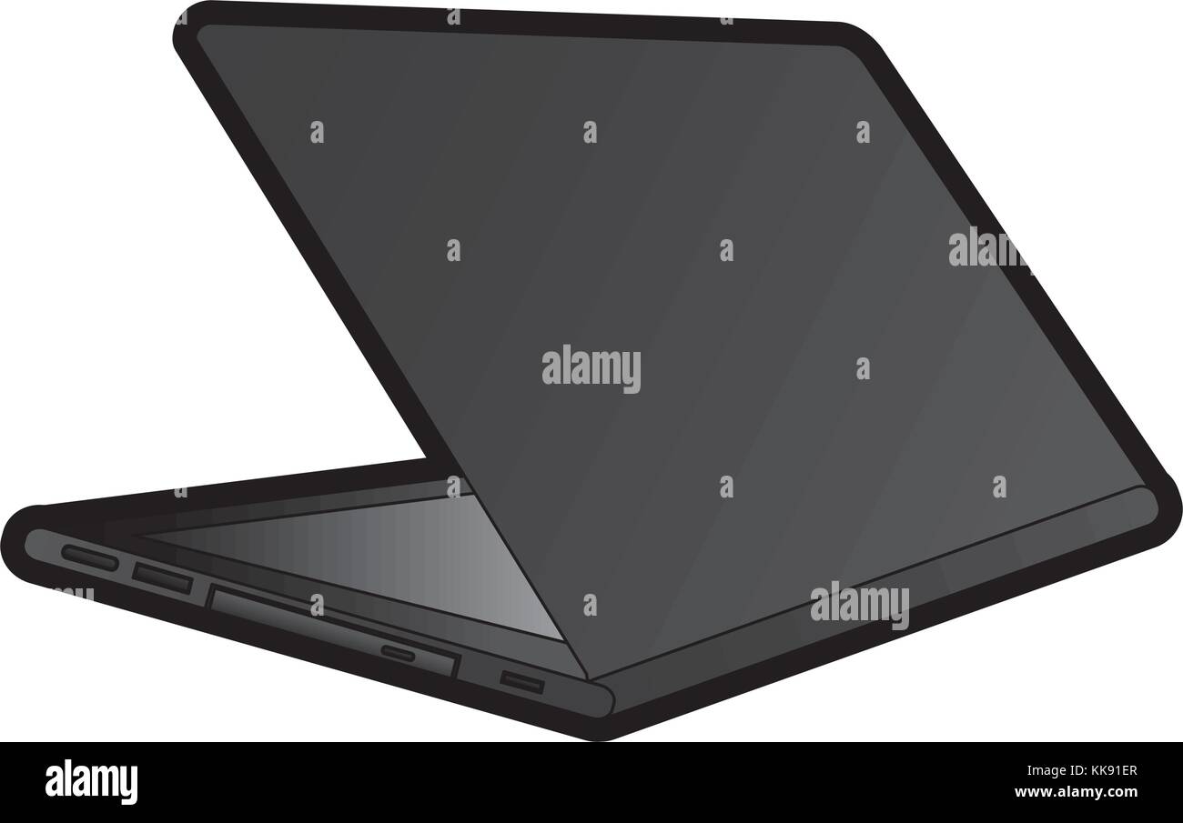 laptop computer sideview icon image Stock Vector Image & Art - Alamy