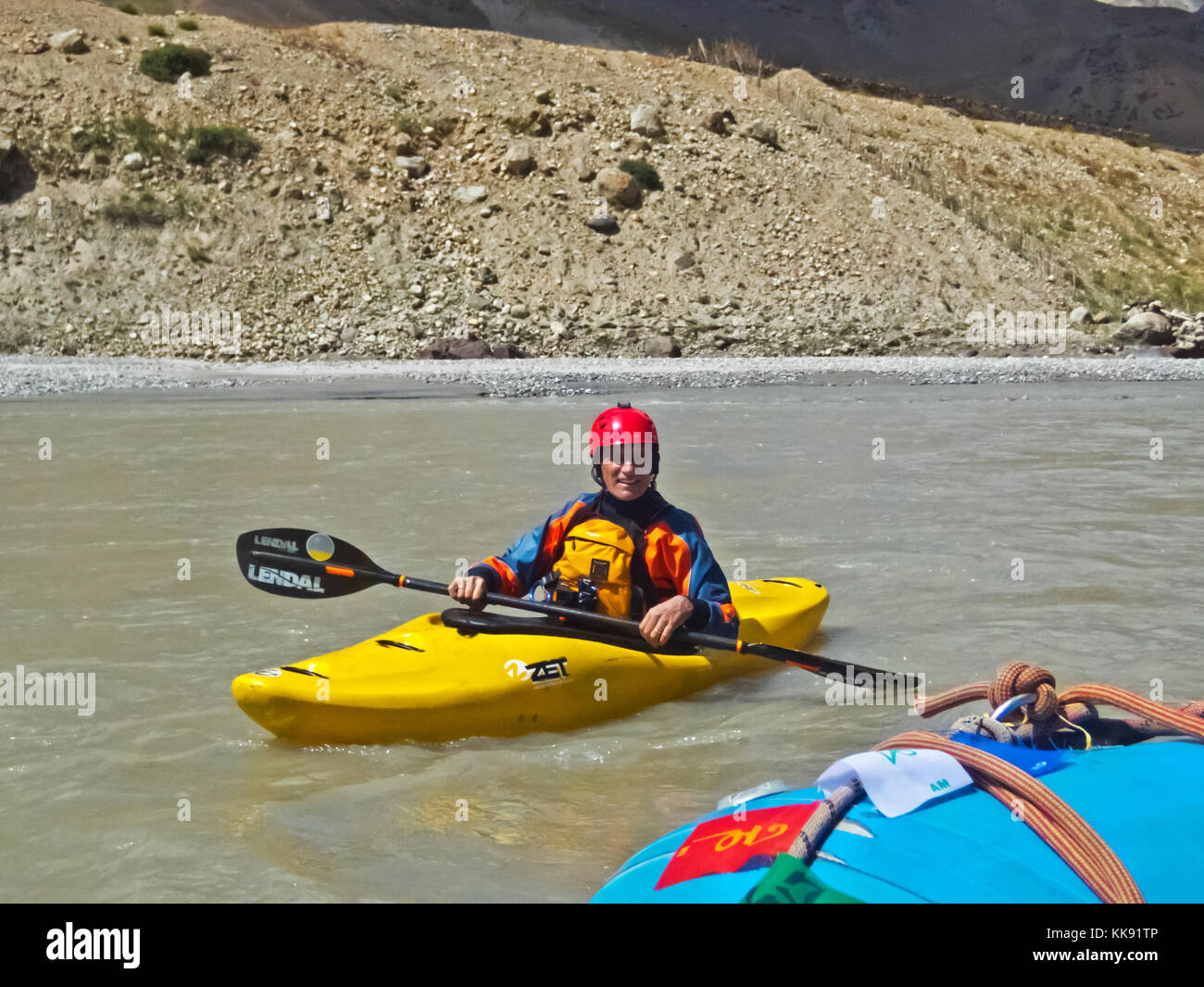 Ladakh zanskar river kayak hi-res stock photography and images - Alamy