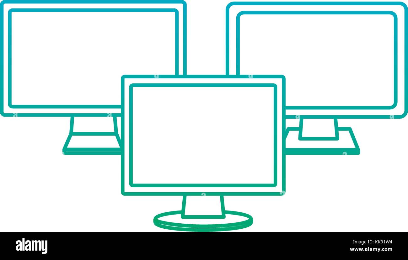 computer monitors icon image Stock Vector Image & Art - Alamy