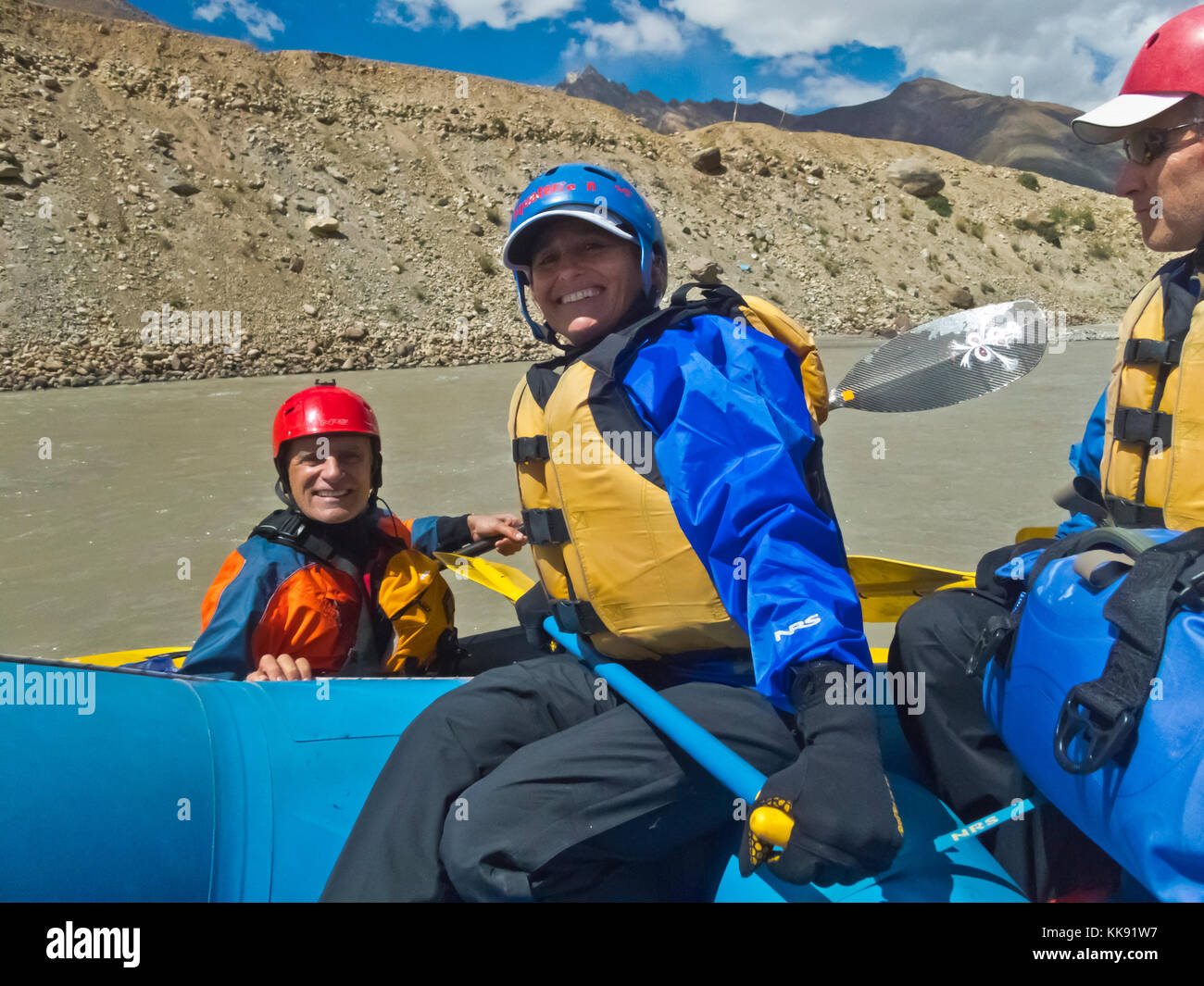 River rafting through the remote STOD RIVER VALLEY - ZANSKAR, LADAKH ...