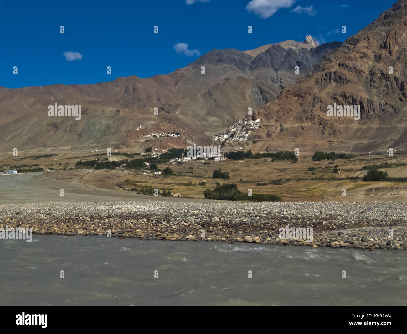 The KARSHA GOMPA is the largest Buddhist Monastery in the STOD RIVER ...