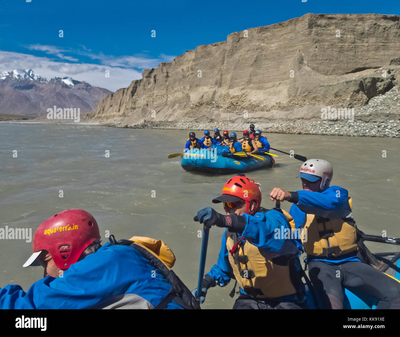 River rafting through the remote STOD RIVER VALLEY - ZANSKAR, LADAKH ...