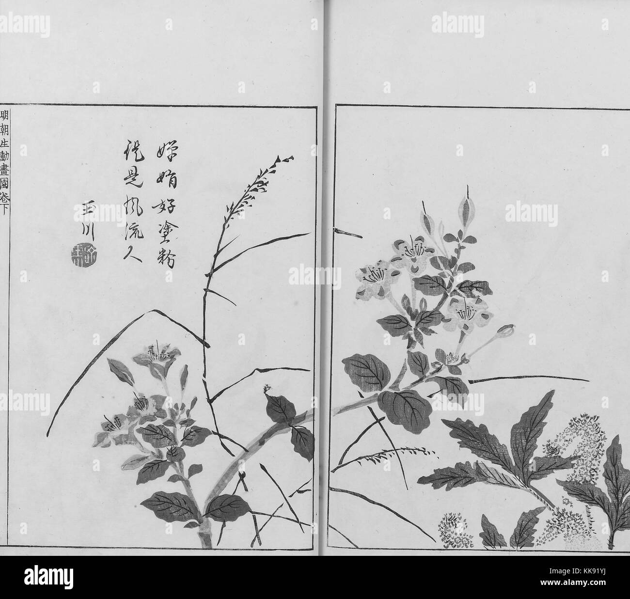 Pages from an ancient Japanese book titled Sorimachi 409, featuring ...