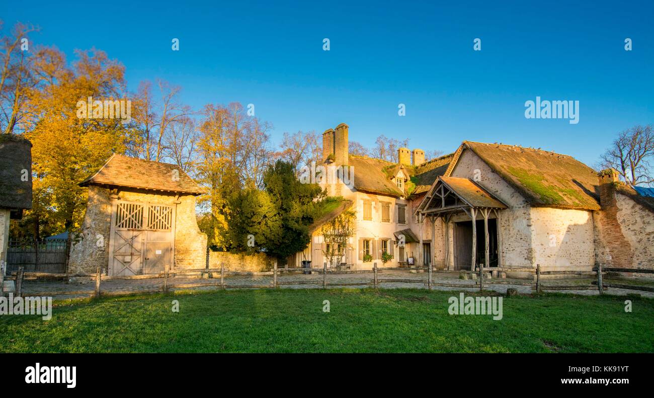 Palace of Versailles - Queen's Hamlet is a surprising beautiful setting ...