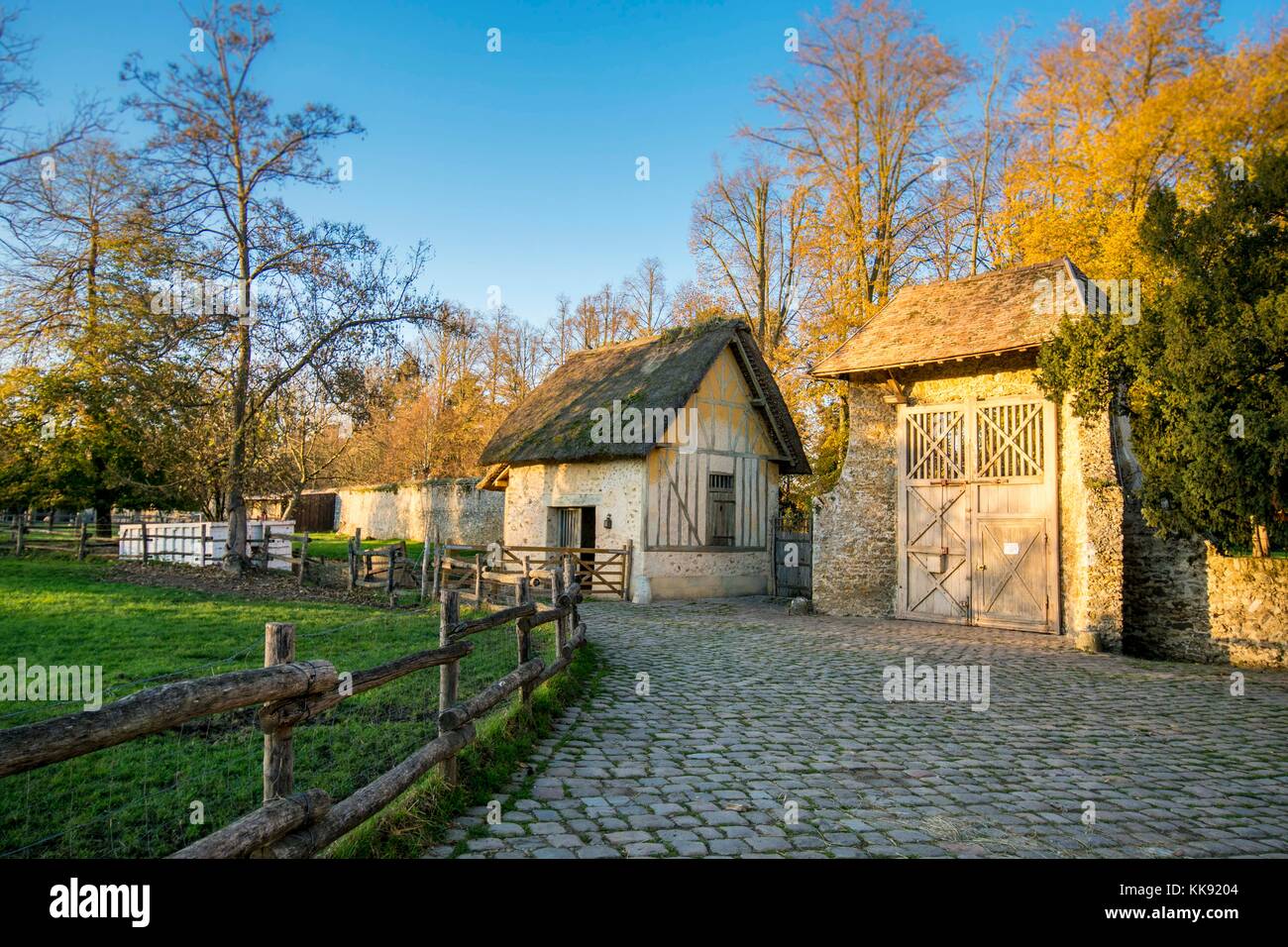 Palace of Versailles - Queen's Hamlet is a surprising beautiful setting ...
