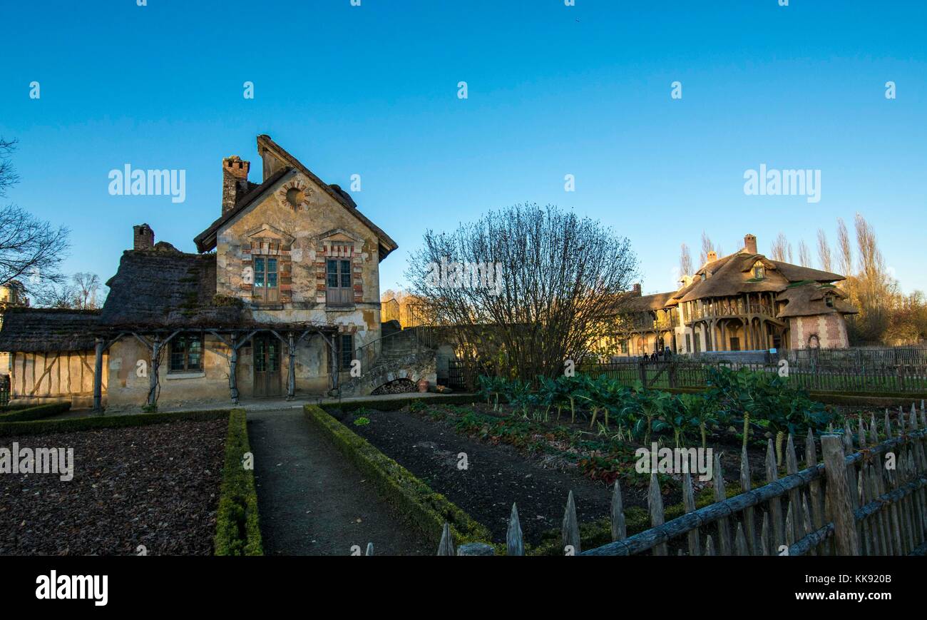 Palace of Versailles - Queen's Hamlet is a surprising beautiful setting ...
