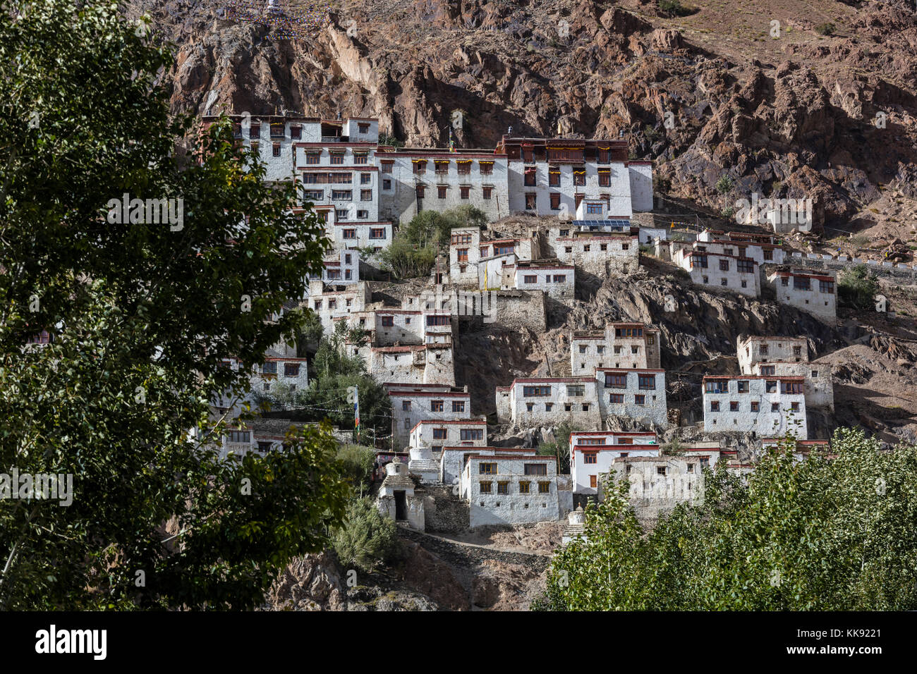 The KARSHA GOMPA is the largest Buddhist Monastery in the STOD RIVER ...
