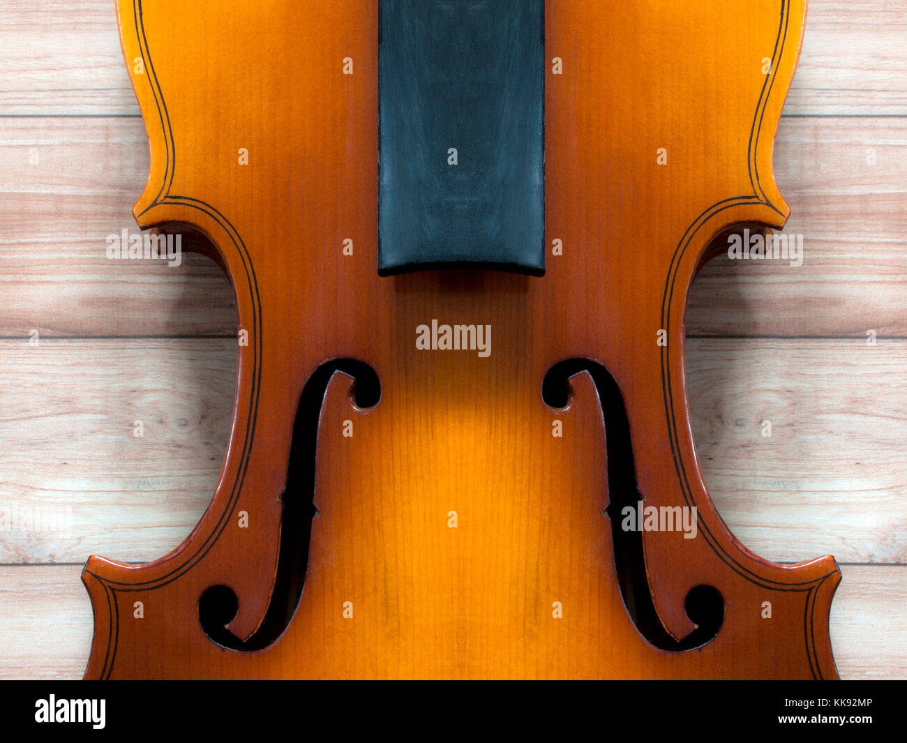 Violin body and neck : background Stock Photo - Alamy