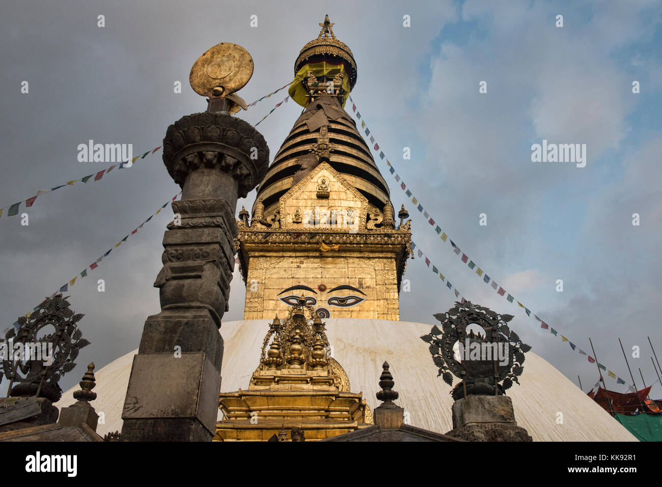 Swayambhunath, the Monkey Temple, Kathmandu, Nepal Stock Photo - Alamy
