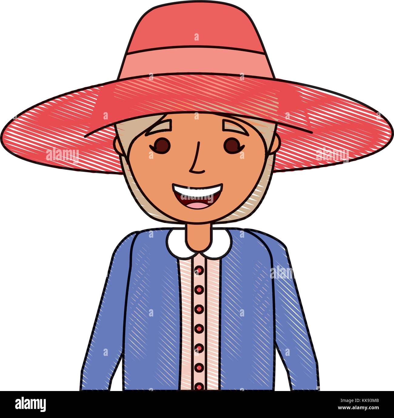 Old Woman Portrait Lady Grandma Cartoon Stock Vector Image And Art Alamy