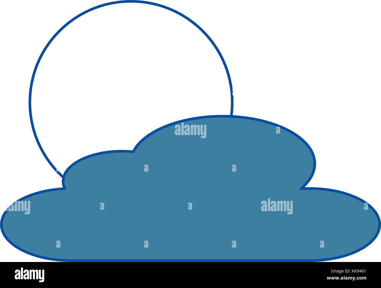 cloud sun day nature weather scene Stock Vector Image & Art - Alamy